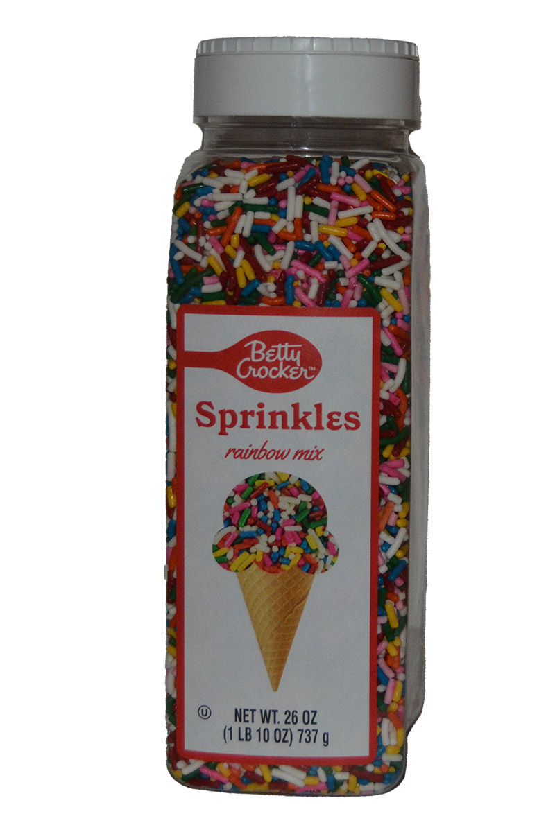 Betty Crocker Rainbow Sprinkles 26oz 737g $11.89USD - Spice Place