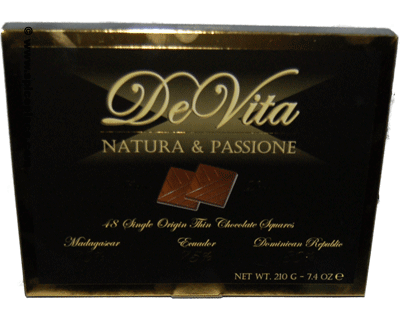 De Vita Gourmet Extra Dark Chocolate Squares 48ct 7.4oz (210g) $15 ...