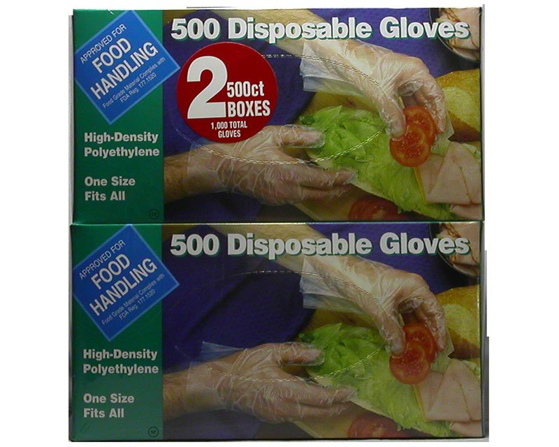 Disposable Gloves, 500 count each 2 boxes $10.26USD - Spice Place
