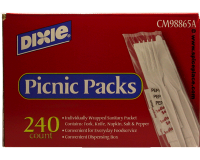 Dixie Party & Picnic Packs 240 count $27.63USD - Spice Place