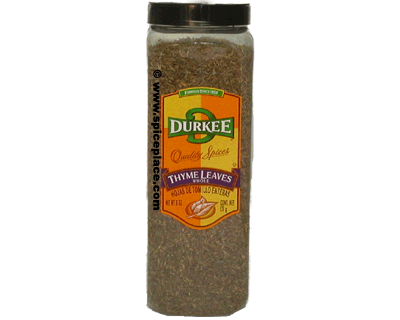Durkee Thyme Leaves, Whole 6oz 171g $9.96USD - Spice Place