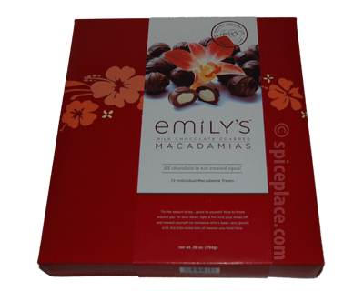 Emily's Milk Chocolate Macadamia Nuts 28oz 794g $23.39USD - Spice Place