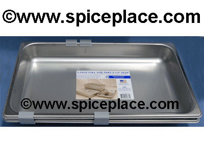 Full Size Steamtable Pan, set of 2 $37.63USD - Spice Place