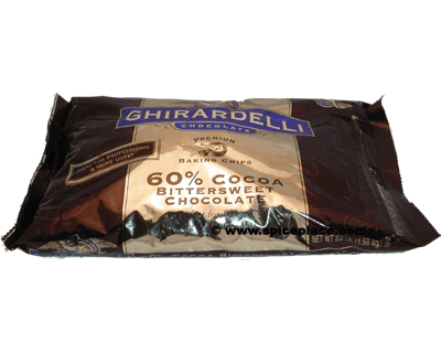 Ghirardelli Bittersweet Chocolate Chips, 3lbs 1.58kg $25.86USD - Spice ...
