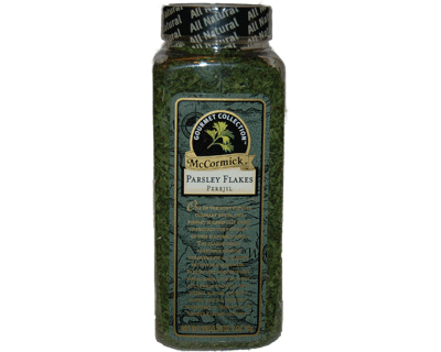 McCormick Gourmet Parsley Flakes, 2oz 56g $5.49USD - Spice Place