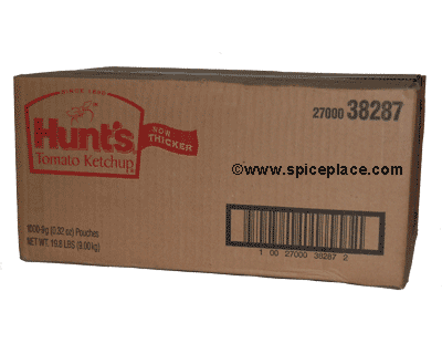 Hunts Ketchup Packets 1,000 count 0.32oz 9g Pouches $32.79USD - Spice Place