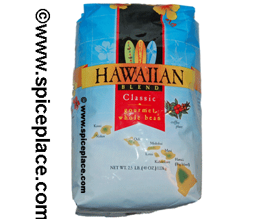 Kauai Estate Hawaiian Blend Coffee, Whole Bean, 2.5lb 1.134kg $23.07USD ...
