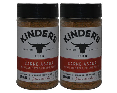 Kinder's Carne Asada Seasoning 2 x 8.8oz 249g $18.98USD - Spice Place