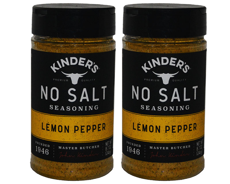 Kinder's Lemon Pepper No Salt Seasoning.php 2 x 8.7oz 246g $19.93USD ...