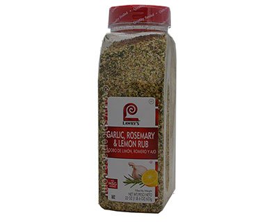 Lawry's Garlic Lemon Rosemary Rub 22oz 623g $19.47USD - Spice Place
