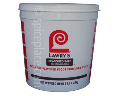 Lawry's Seasoned Salt 5lbs 2.26kg $28.30USD - Spice Place
