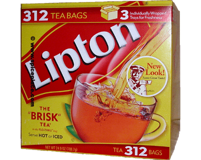 Lipton Tea Bags, 312 ea 24.9oz 708.7g $17.62USD - Spice Place