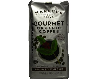 Marques Gourmet Organic Whole Bean Coffee 3lb $20.18USD - Spice Place