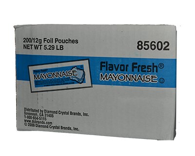Mayonnaise Portion Packets 200 count - 12g Packets $15.41USD - Spice Place