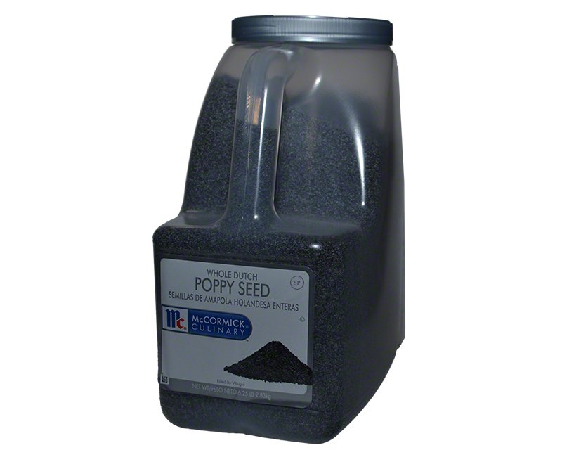 McCormick Dutch Poppy Seed, Whole 6.25lbs 2.83kg $51.71USD - Spice Place