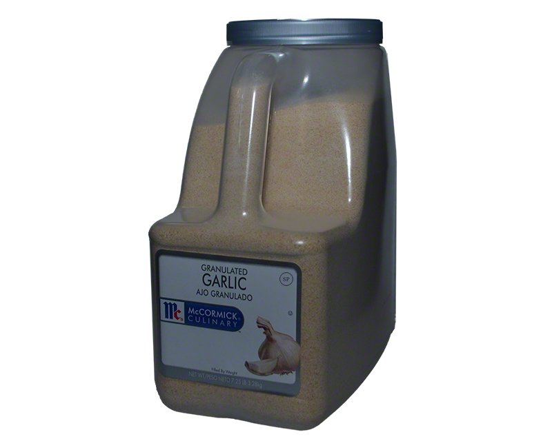 McCormick Garlic, Granulated 7.25lb 3.28kg $107.25USD - Spice Place