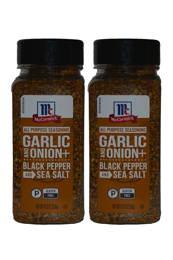McCormick Garlic Onion Pepper Sea Salt Seasoning 2 x 9.12oz 258g $19 ...