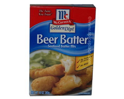 Golden Dipt Beer Batter Mix 10oz, Case of 12 $28.37USD - Spice Place