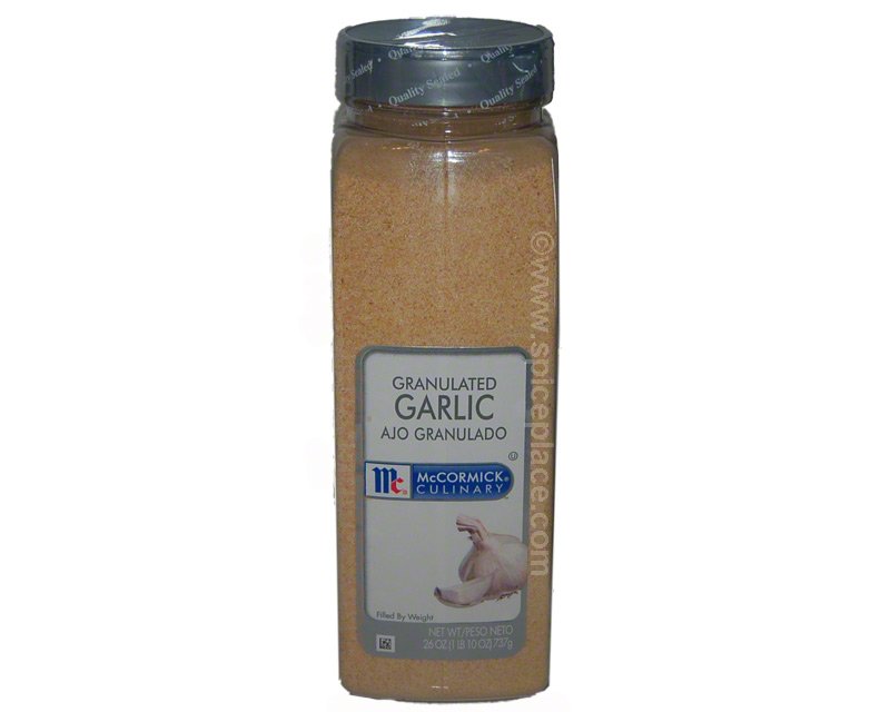 McCormick Garlic, Granulated 25oz 708g $32.96USD - Spice Place