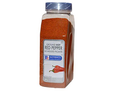 McCormick Red Pepper, Ground Hot 14oz 396g $18.60USD - Spice Place
