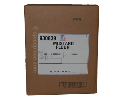 McCormick Mustard, Ground 25lbs 11.34kg $124.11USD - Spice Place