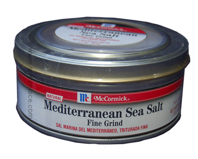 McCormick Mediterranean Sea Salt, Fine Grind 17oz 481g $9.92USD - Spice ...