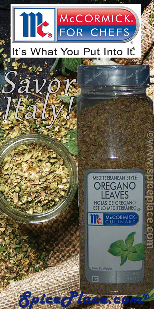 McCormick Oregano Leaves 5oz 141g $13.88USD - Spice Place