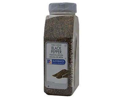 McCormick Black Pepper, Table Grind 18oz 510g $25.77USD - Spice Place