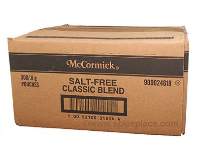 McCormick Classic Blend Salt-Free 300 Packets $44.93USD - Spice Place