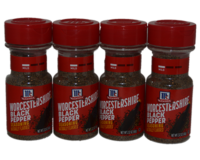 McCormick Worcestershire Black Pepper 4 x 2.12oz 60g $20.57USD - Spice ...