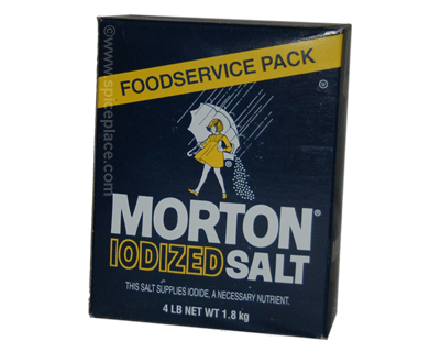Morton Iodized Salt 4lbs 1.8kg $4.36USD - Spice Place