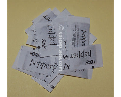 NJoy Individual Pepper Packets 800 Packets $7.62USD - Spice Place