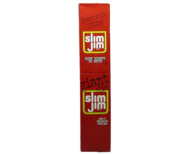 Slim Jim Giant Slim, Carton of 24 .97oz $36.72USD - Spice Place