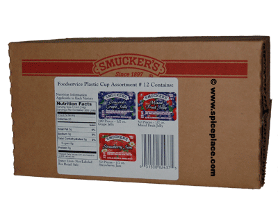 Smuckers Jelly Portion Packs 200 x 1/2 oz 14g $22.57USD - Spice Place