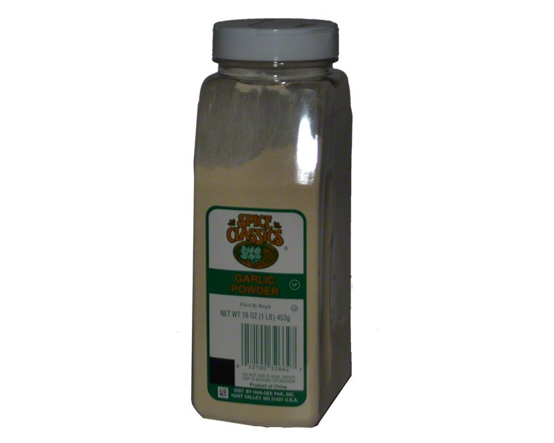 Spice Classics Garlic Powder 16oz 453g $11.20USD - Spice Place