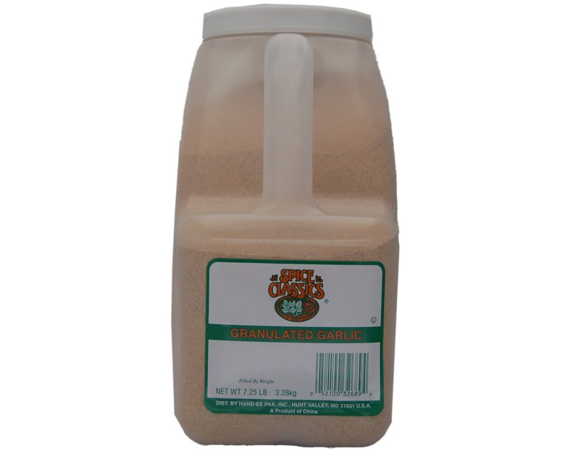 Spice Classics Garlic, Granulated 7.25lbs 3.28kg $56.87USD - Spice Place