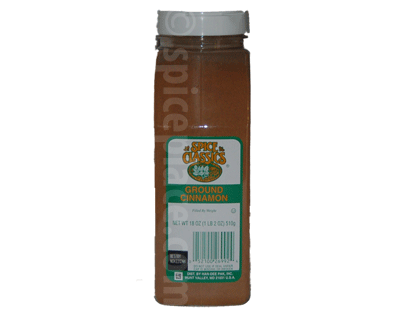 Spice Classics Cinnamon, Ground 18oz 510g $12.58USD - Spice Place