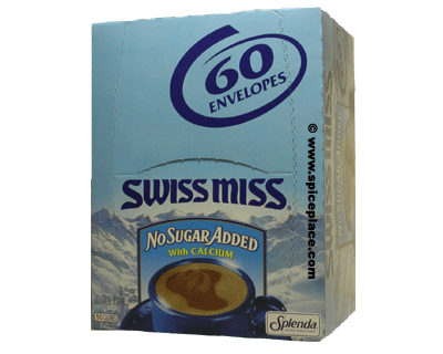 Swiss Miss No Sugar Added, 60 Envelopes $13.07USD - Spice Place