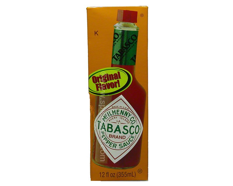 Tabasco Sauce, 12 fl oz 355ml $10.92USD - Spice Place