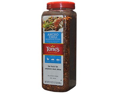 Tones Ancho Chili Seasoning 21oz (596g) $12.84USD - Spice Place