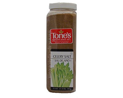 Tones Celery Salt 32oz 993g $10.47USD - Spice Place