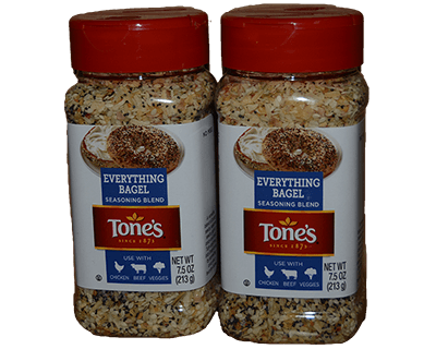 Tones Everything Bagel Seasoning 2 x 7.5oz (213g) 2 pack $13.93USD ...