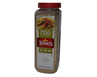 Tones Garlic & Herb Salt Free Seasoning 18oz 511g $24.22USD - Spice Place