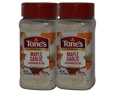 Tones Maple Garlic Seasoning 2 x 10oz 286g $12.96USD - Spice Place