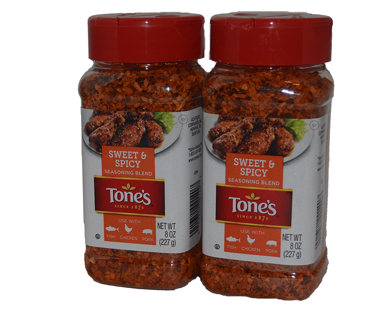 Tones Sweet and Spicy Seasoning Blend 2 x 8oz 227g $15.97USD - Spice Place