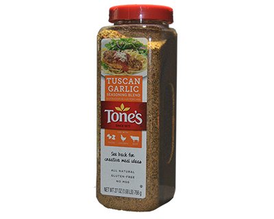Tones Tuscan Garlic Seasoning 27oz (766g) $13.94USD - Spice Place