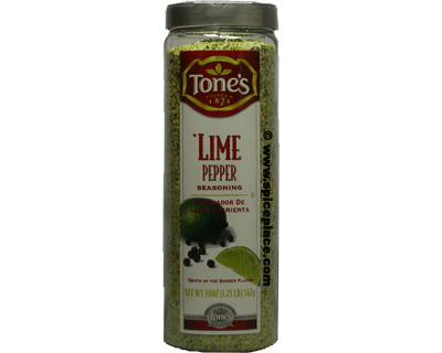 Tones Lime Pepper Seasoning 20oz 567g $14.51USD - Spice Place