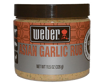 Weber Asian Garlic Rub 11.25oz 326g $10.27USD - Spice Place
