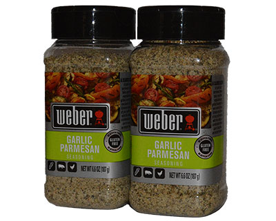 Weber Garlic Parmesan Seasoning 2 x 6.6oz 187g $14.91USD - Spice Place