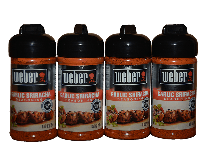 Weber Garlic Sriracha Seasoning 4 x 6.2oz (176g) 4 pack $38.23USD - Spice Place